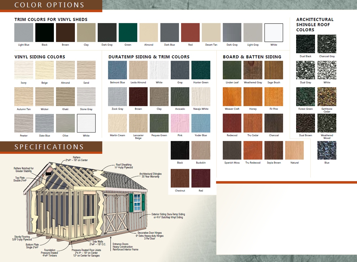 Quaker Series Sheds | Amish Structures MD Quaker Series Sheds | Amish Structures MD